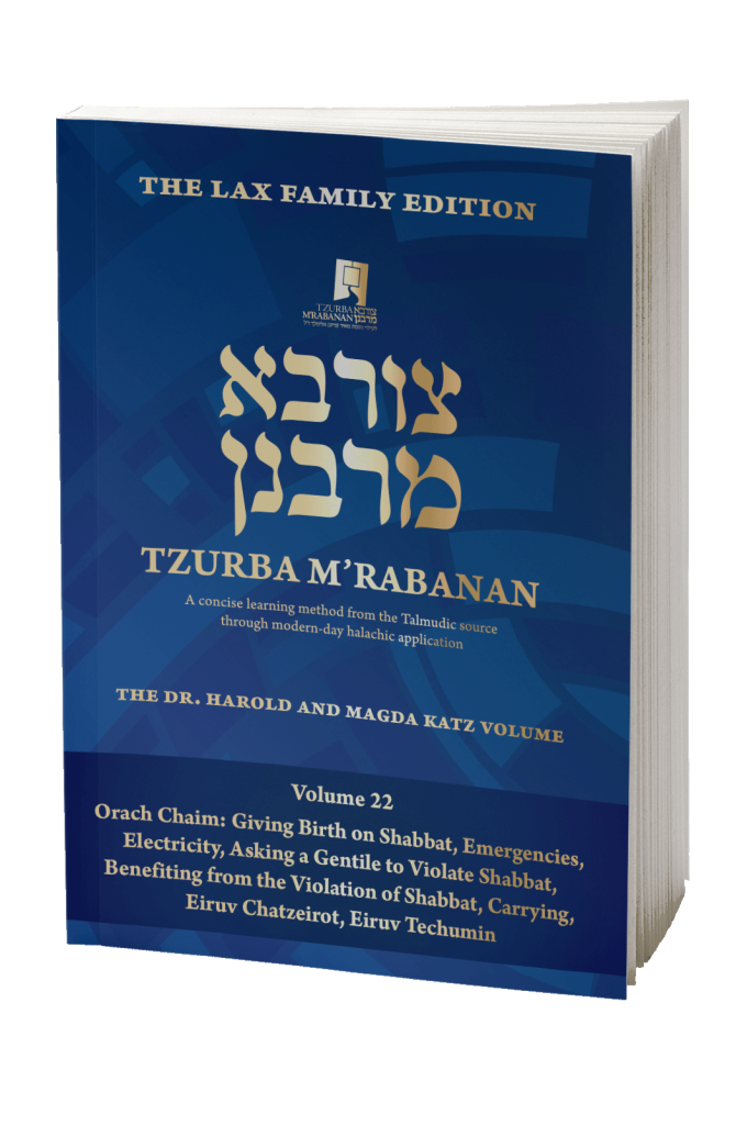 Volume 22 – Orach Chaim: Giving Birth on Shabbat, Emergencies on ...
